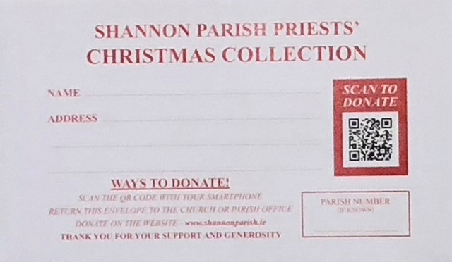 Priests' Christmas Collection - St Senan's Parish, Shannon