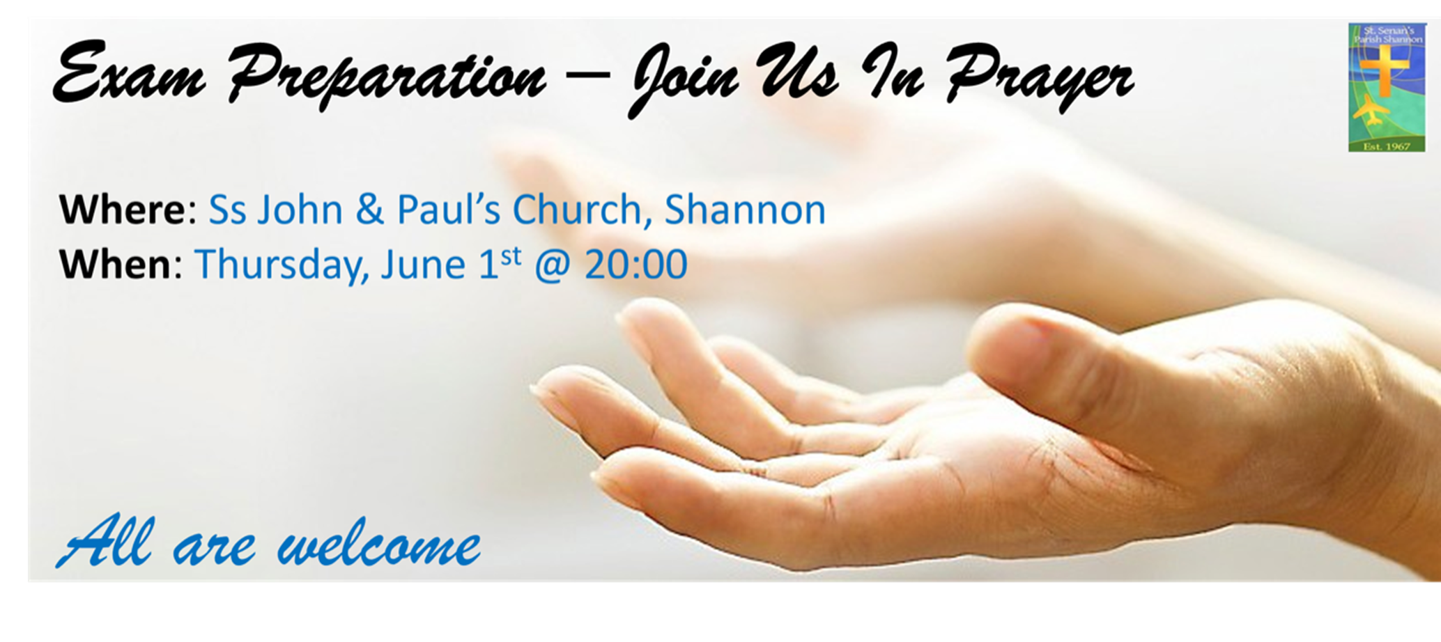 Exam Preparation - Join us in prayer - St Senan's Parish, Shannon
