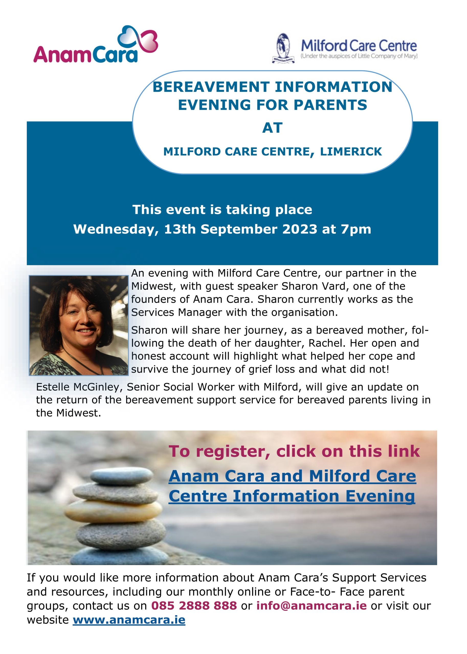 Bereavement Information Evening for Parents - St Senan's Parish, Shannon